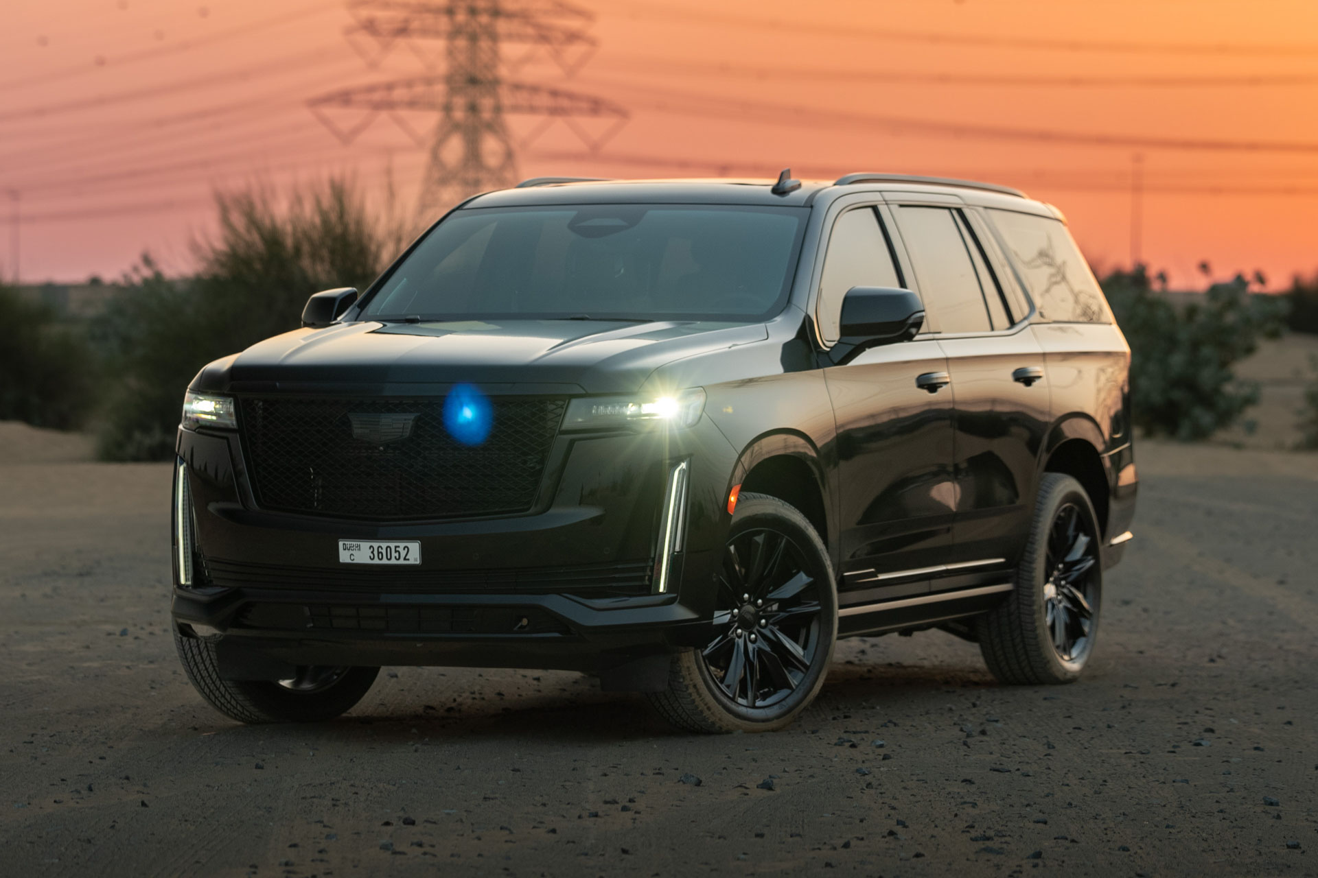 Rent a Cadillac Escalade Platinum 2024 black in Dubai from 695 AED/mo | No Deposit | Rentico Car ...